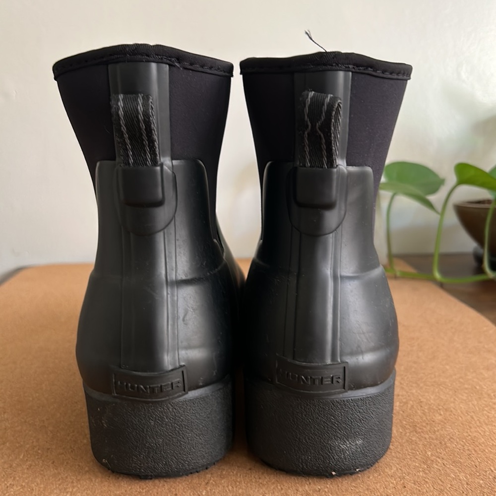 Hunter Platform Rain Boots “Refined Creeper” - Gem